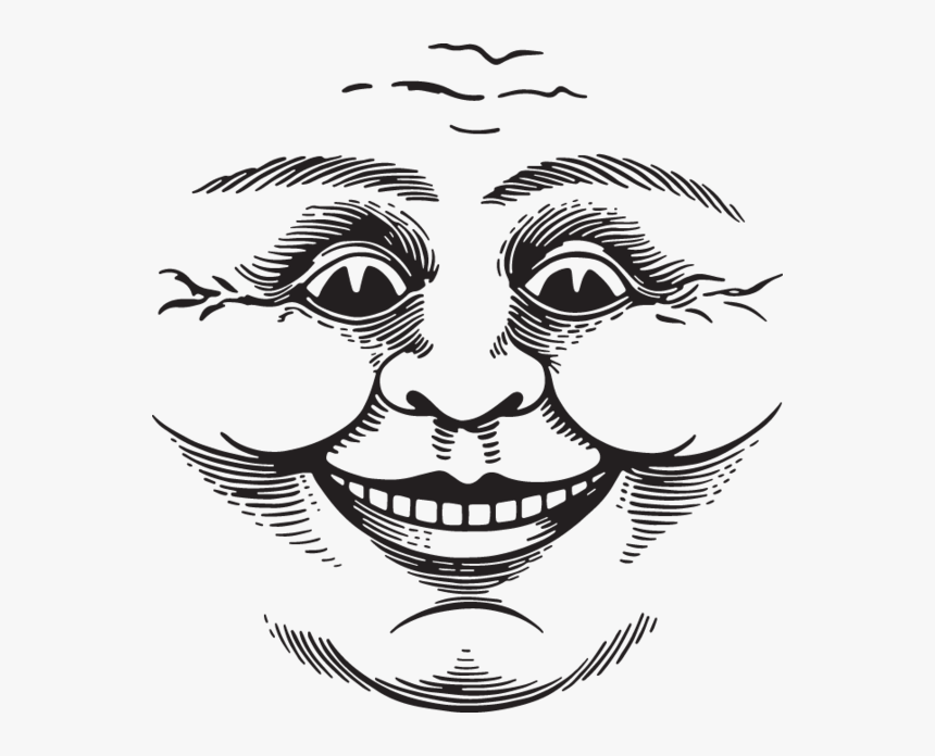 Transparent Moon Face Clipart, HD Png Download , Transparent Png Image ...
