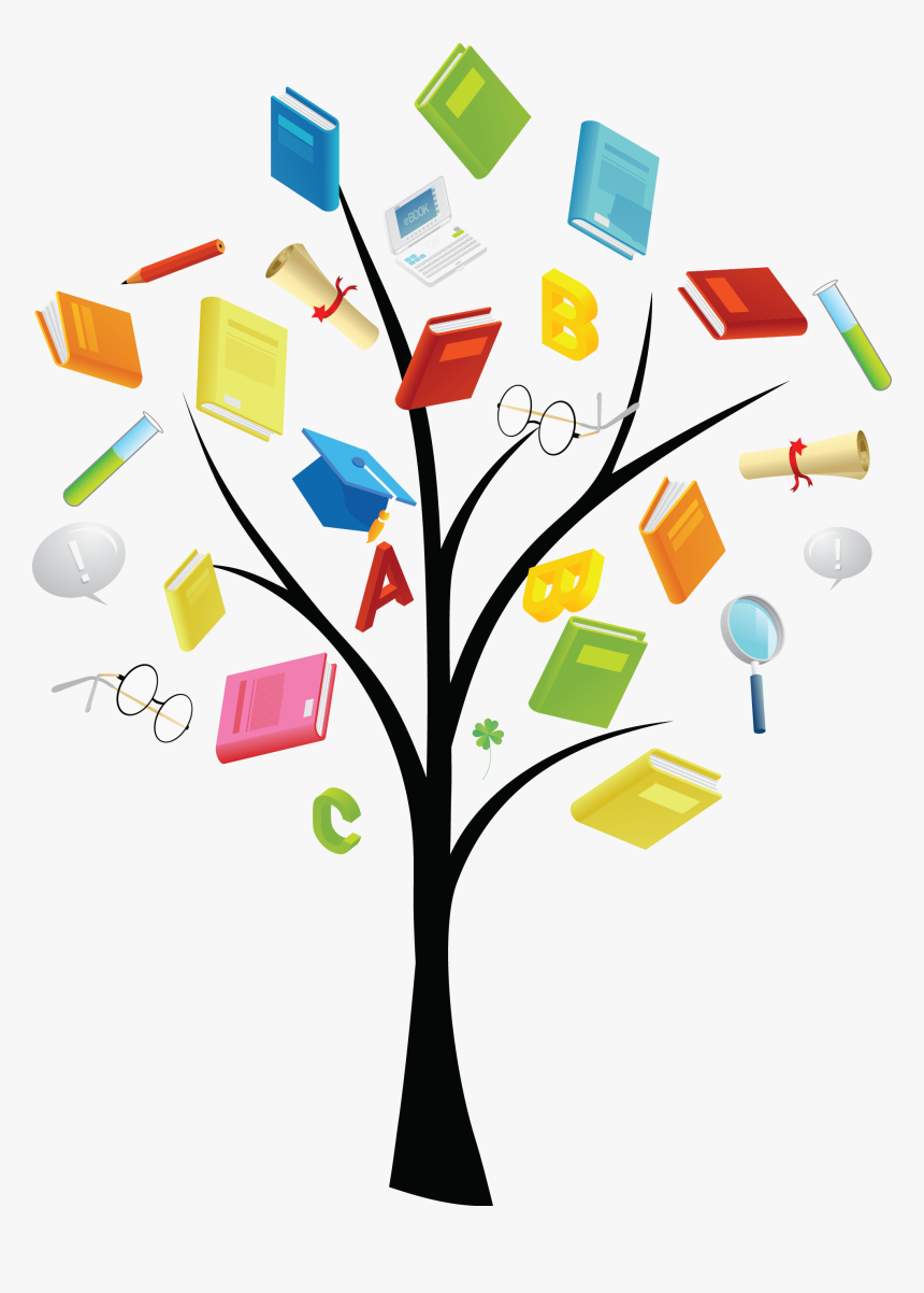 Of Books Tree Hd Image Free Png Clipart, Transparent Png , Transparent ...