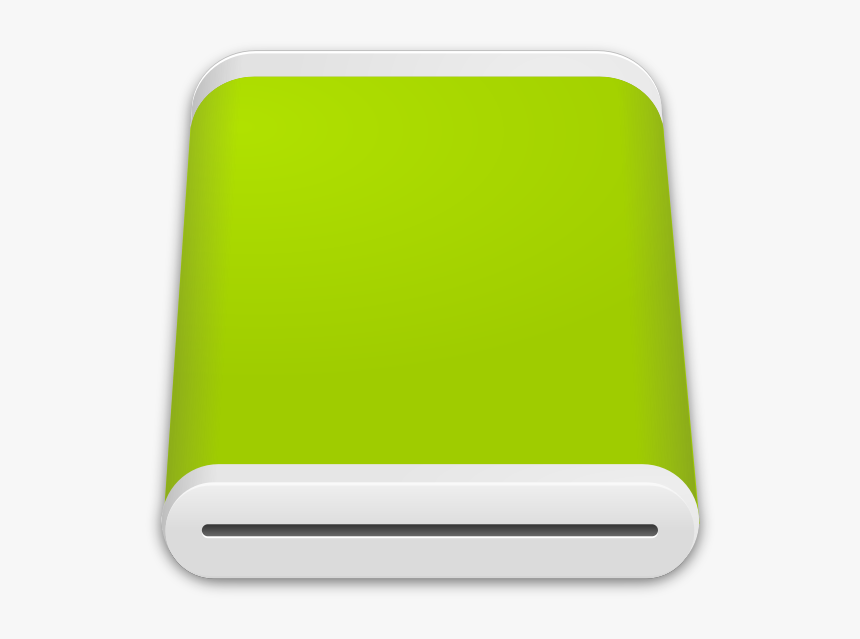 Vector Image Of Green Hard Disk Drive Icon, HD Png Download ...