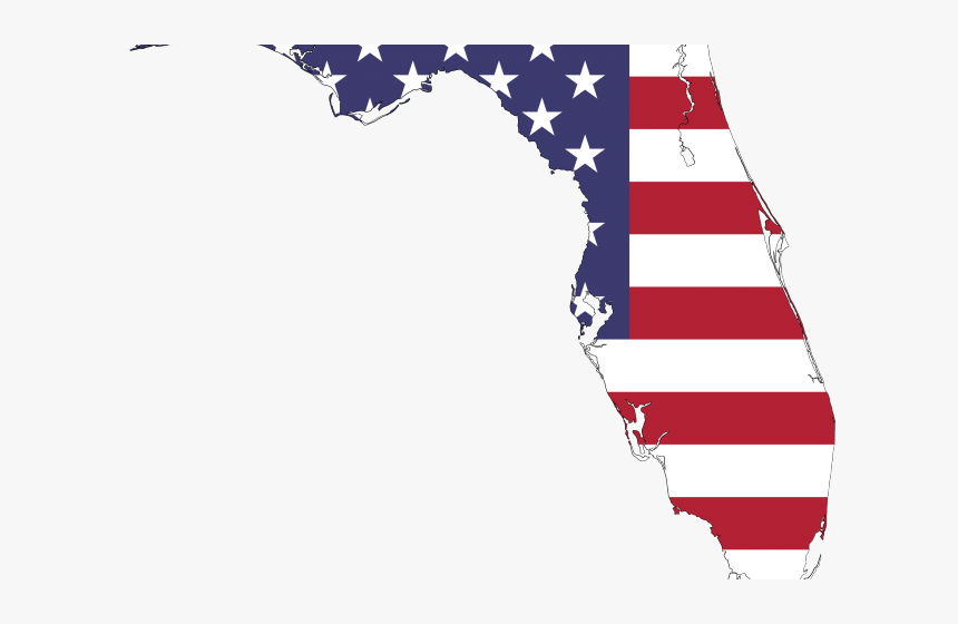 Transparent Us Flag Png - Florida United States Flag, Png Download ...