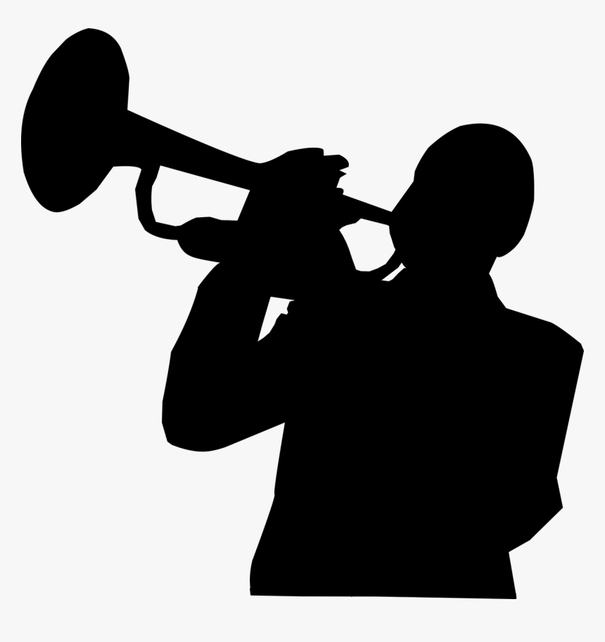 Music Party Concert Free Picture - Trumpet Player Silhouette Png ...
