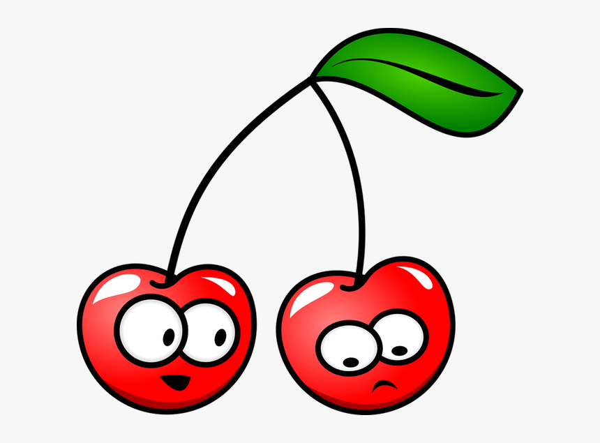 Cherry Clipart Chery - Cartoon Cherries With Faces, HD Png Download ...