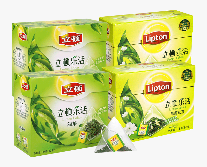 Lipton Lipton Tea Bags Lo Live Triangle Tea Bags Green - Lipton, HD Png ...