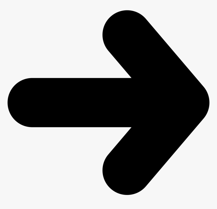Black Right Arrow Png - Right Arrow White Background, Transparent Png ...