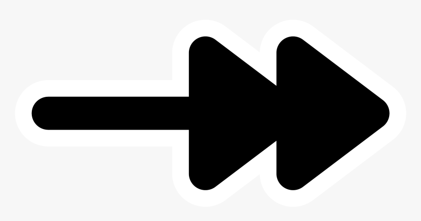 Primary Line Double Arrow End Clip Arts, HD Png Download , Transparent ...