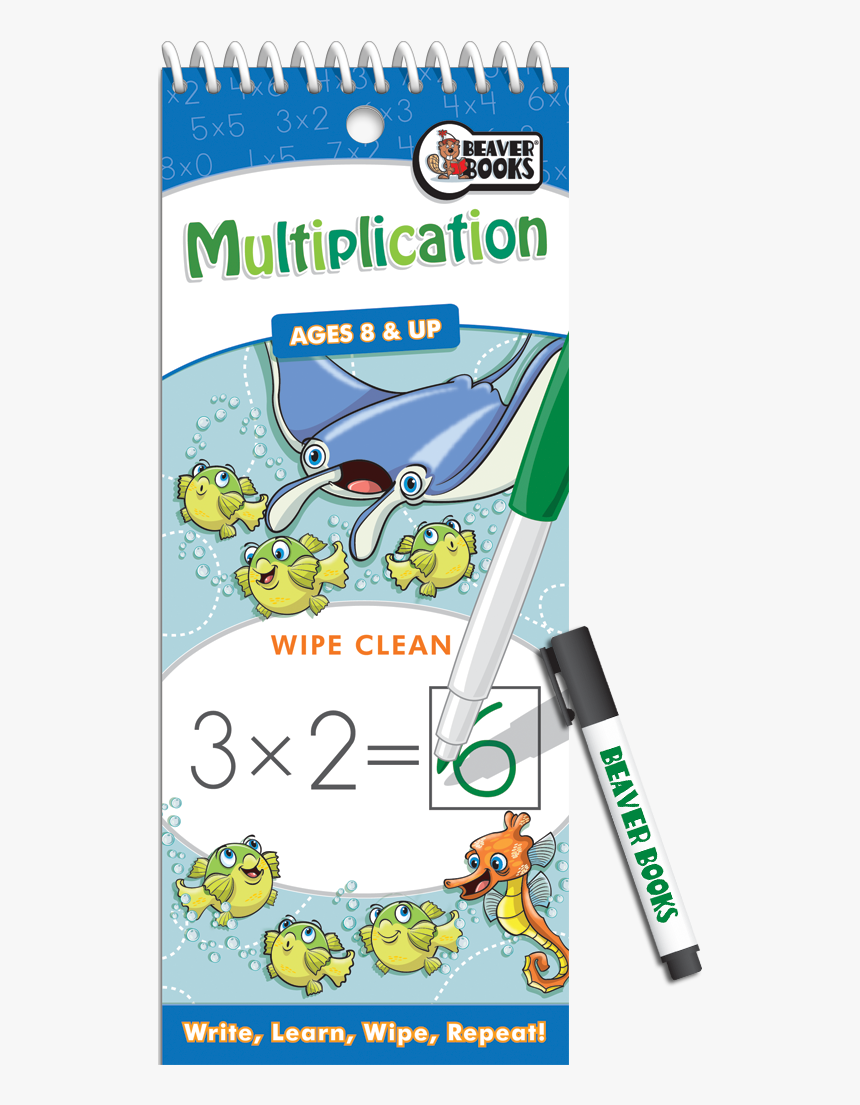 Wipe-clean - Multiplication - Cartoon - Cartoon, HD Png Download ...