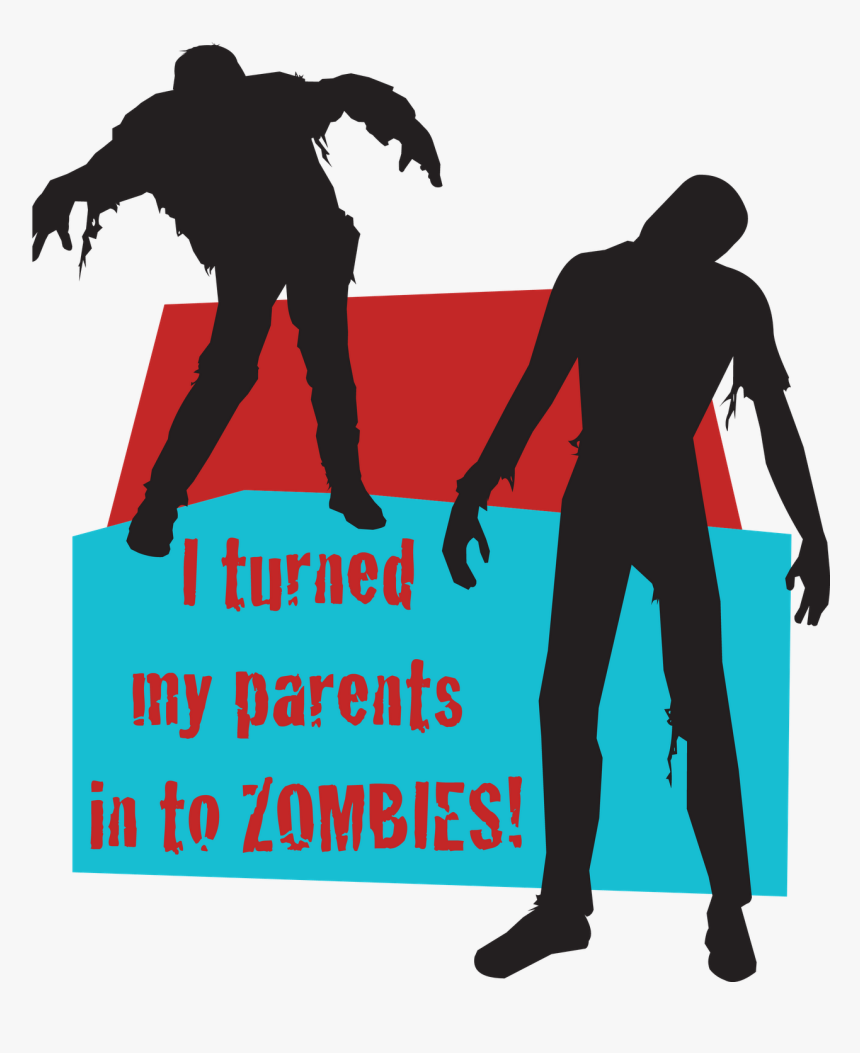 Saltine - Crackers - Clipart - Walking Dead Zombie Silhouette, HD Png ...
