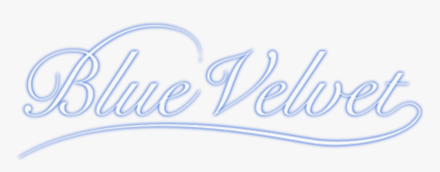 Blue Velvet Glow Logo - Blue Velvet 1986 Logo Png, Transparent Png ...
