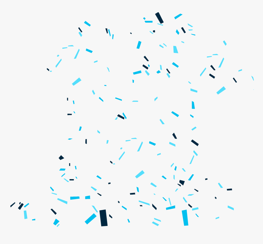 Fondo De Confeti Azul Falling Shiny Blue Confetti Stock Vector