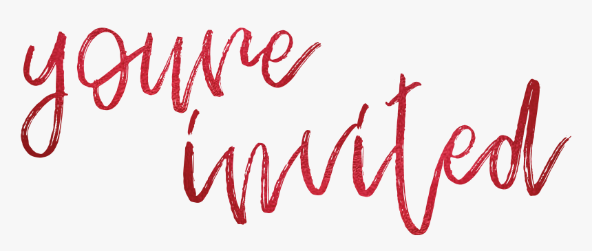 You Are Invited Png, Transparent Png , Transparent Png Image - PNGitem