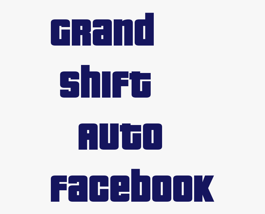 Grand Theft Auto Font And Logo, HD Png Download , Transparent Png Image ...