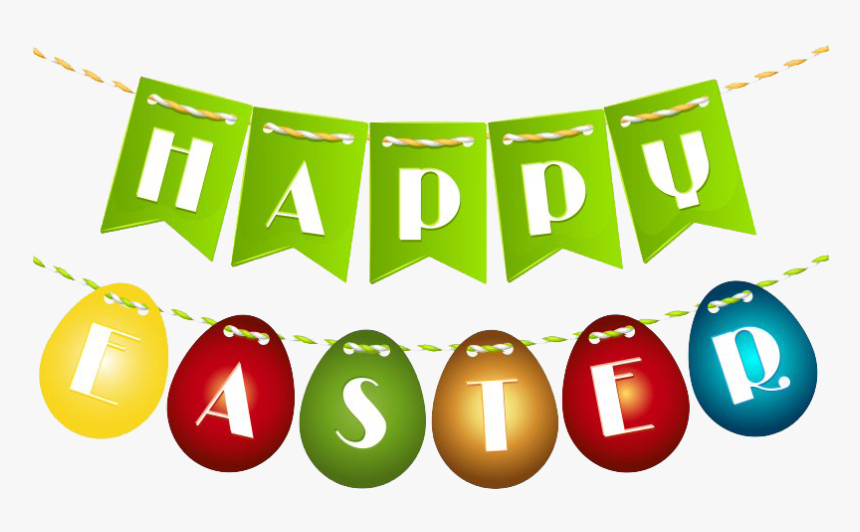 Happy Easter Text Transparent Png, Png Download , Transparent Png Image ...