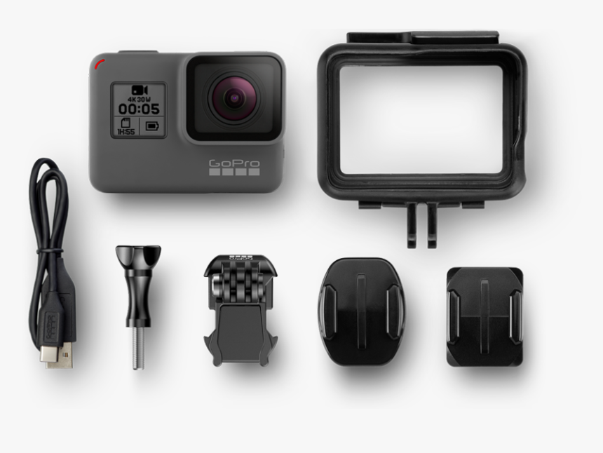 Gopro Hero 6 In The Box , Png Download, Transparent Png , Transparent ...