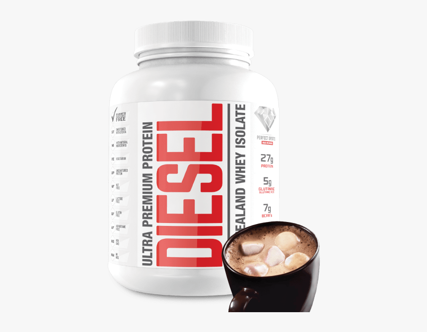 Diesel New Zealand Whey Isolate Protein, HD Png Download , Transparent ...
