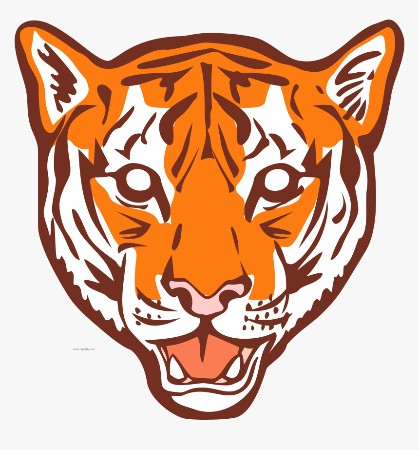 Transparent Tiger Face Clipart, HD Png Download , Transparent Png Image ...