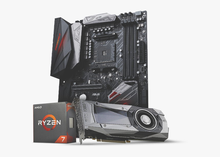 Hardware Components Motherboard Gpu Graphics Card, HD Png Download ...