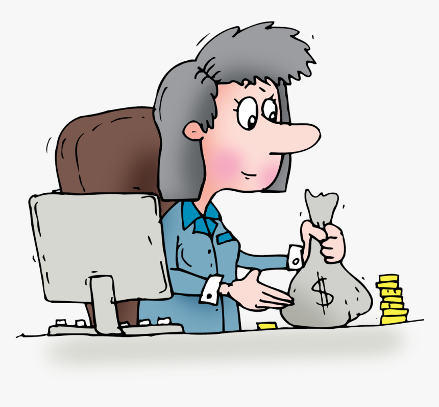Female Accountant Clipart Free, HD Png Download , Transparent Png Image ...