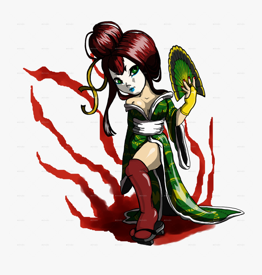 Geisha Bw Geisha Geisha, HD Png Download , Transparent Png Image - PNGitem