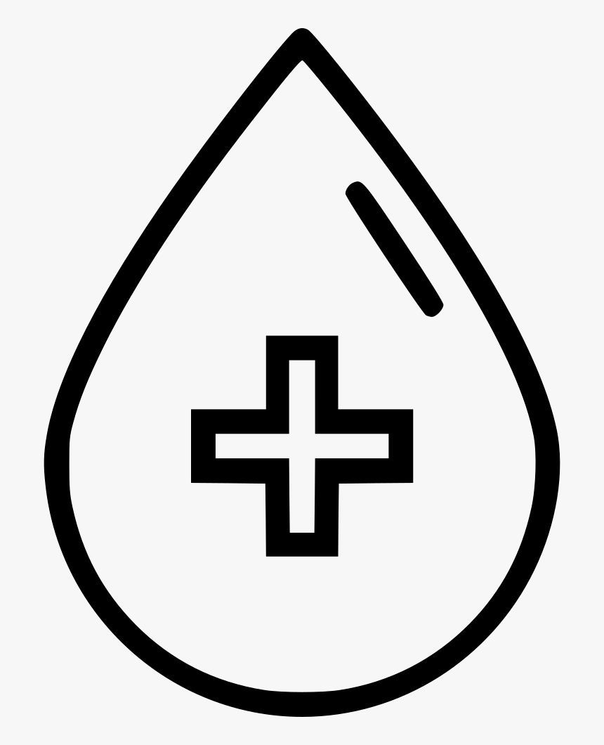 Blood Drop Cross Healthcare, HD Png Download , Transparent Png Image ...