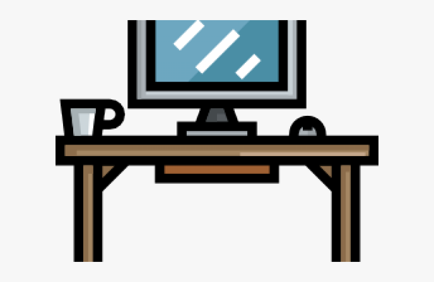 Table Clipart Computer Table, HD Png Download , Transparent Png Image ...