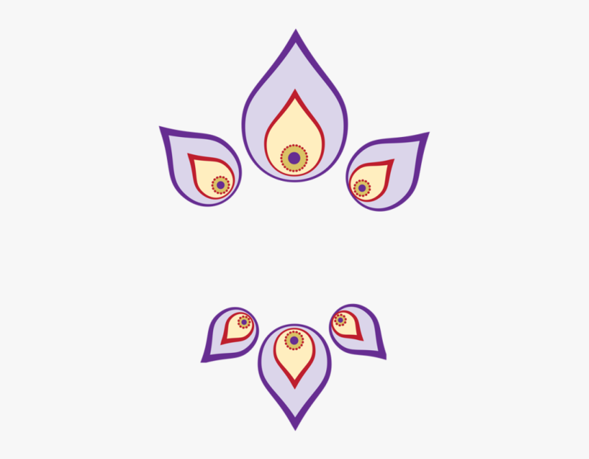 Transparent Rangoli Diwali Easy Rangoli Text Purple, HD Png Download ...