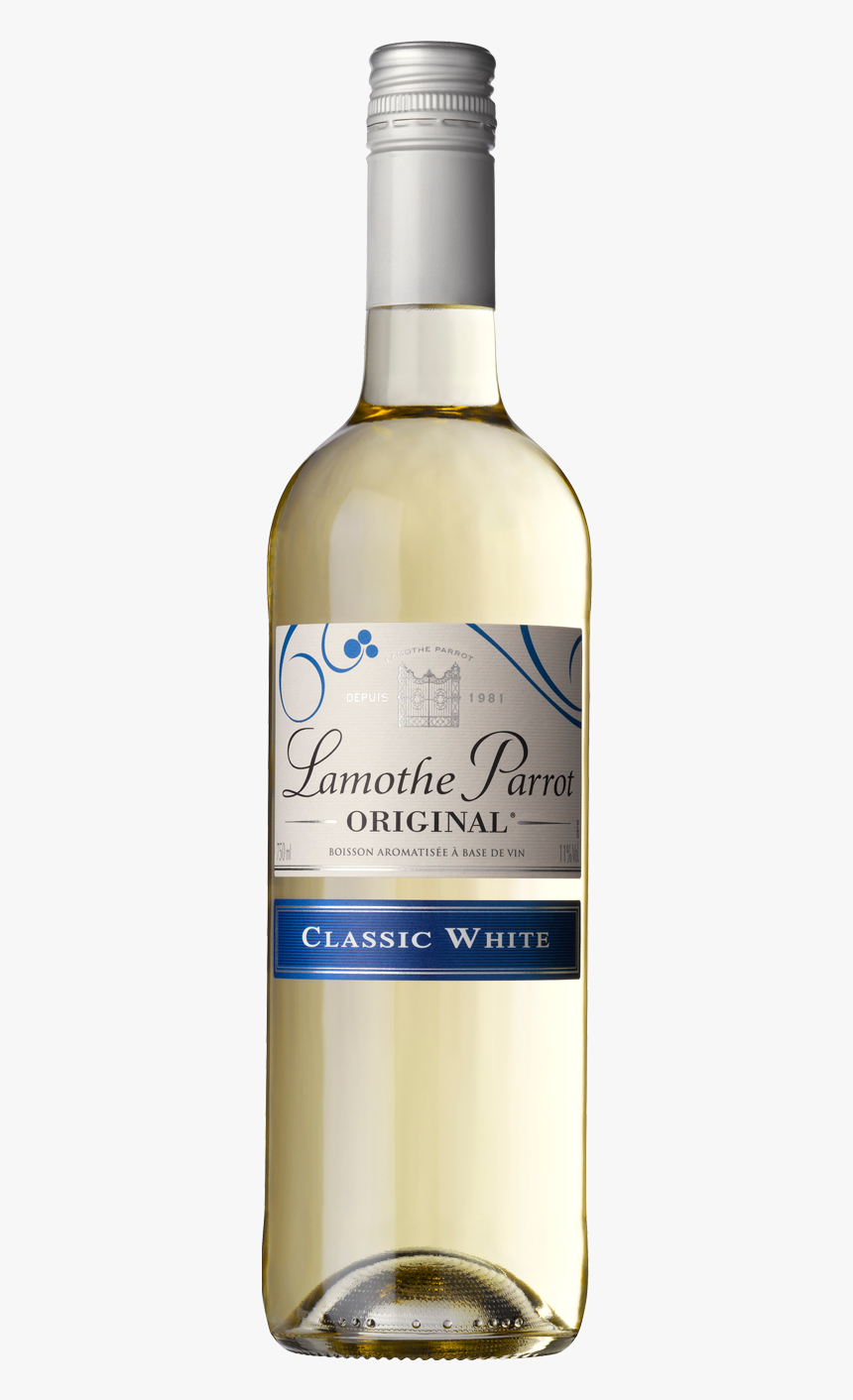 Lamothe Parrot Original Classic White 75cl, HD Png Download ...