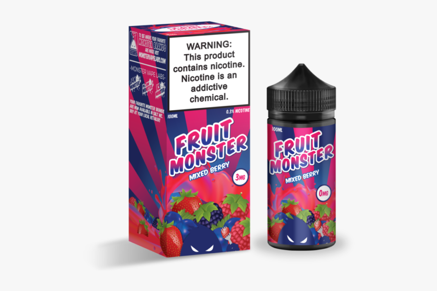 Mixed Berry Fruit Monster Is A Delicious Burst Giving, HD Png Download ...