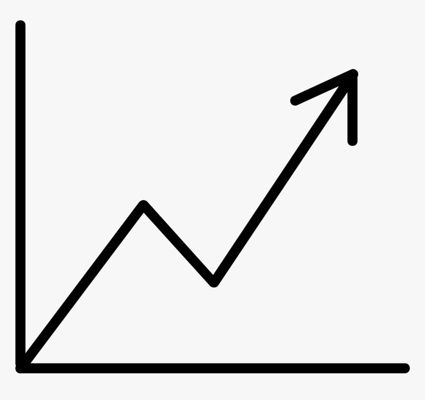 Line Graph Increasing Clipart , Png Download, Transparent Png ...