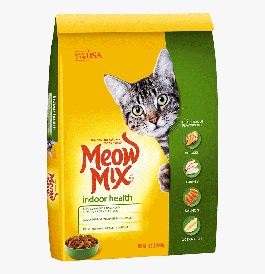 Meow Mix Cat Food Indoor Formula, HD Png Download , Transparent Png ...