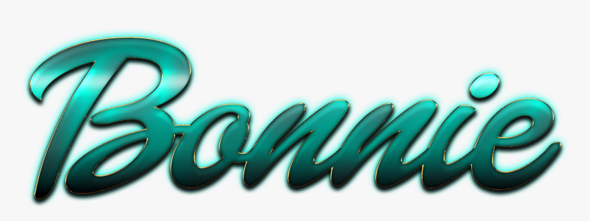 Bonnie 3d Letter Png Name, Transparent Png , Transparent Png Image ...