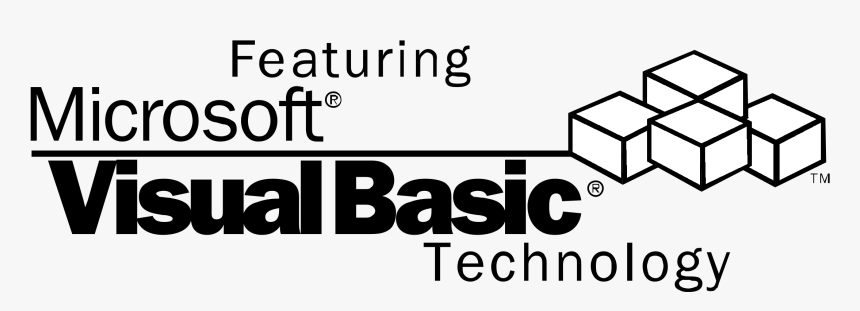 Visual Basic Logo Black And White, HD Png Download , Transparent Png ...