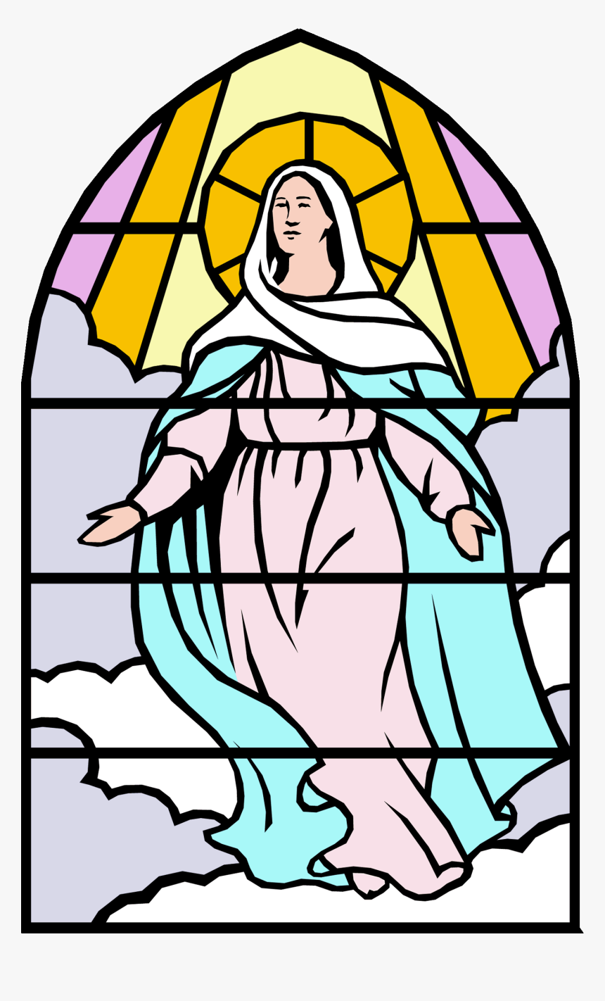 Clip Art Of Mary Catholic Clipart, HD Png Download , Transparent Png ...