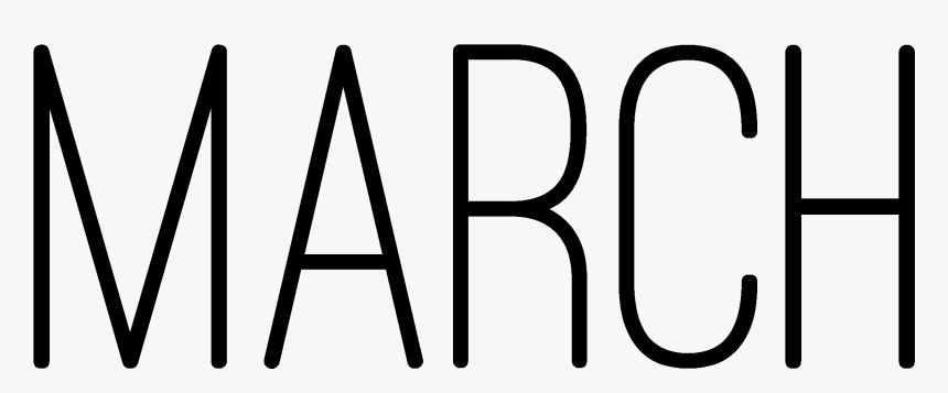 The Word March Png, Transparent Png , Transparent Png Image - PNGitem