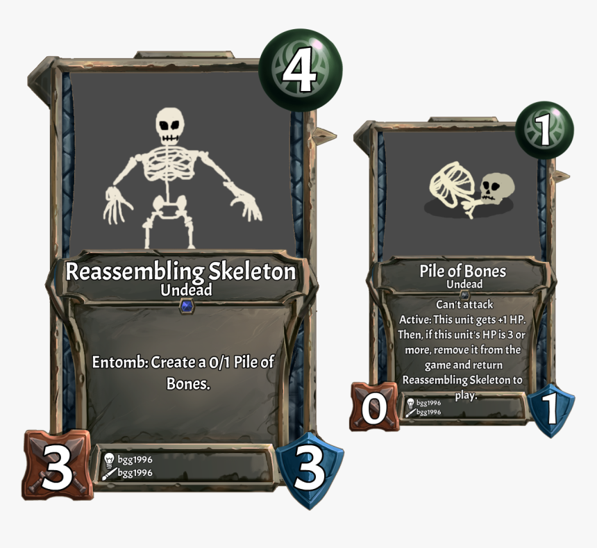 [card] Reassembling Skeletonweek, HD Png Download , Transparent Png ...