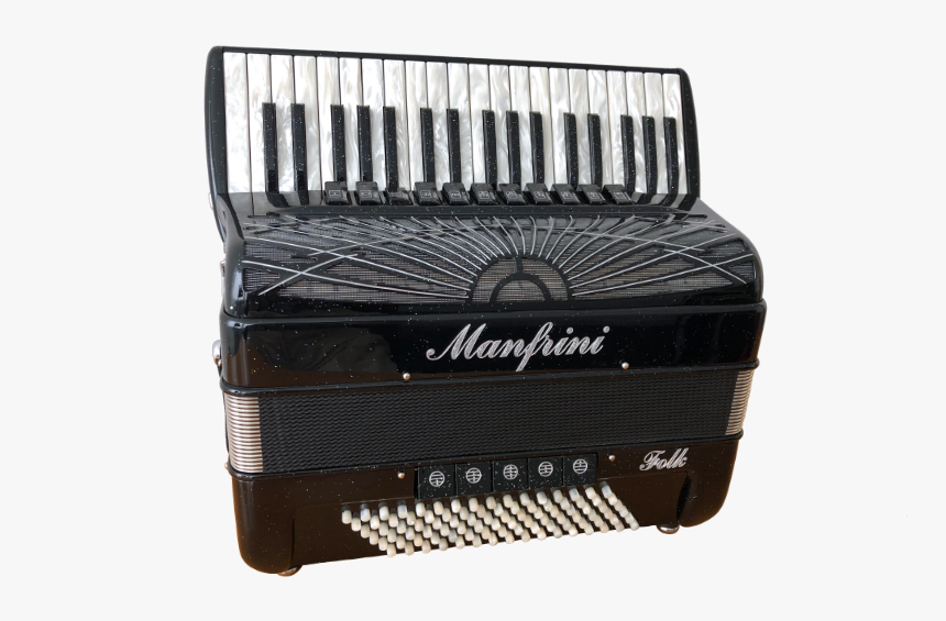 Used Manfrini Folk Piano Accordion, HD Png Download , Transparent Png ...