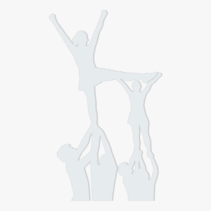 Cheerleader Silhouette Png, Transparent Png , Transparent Png Image ...