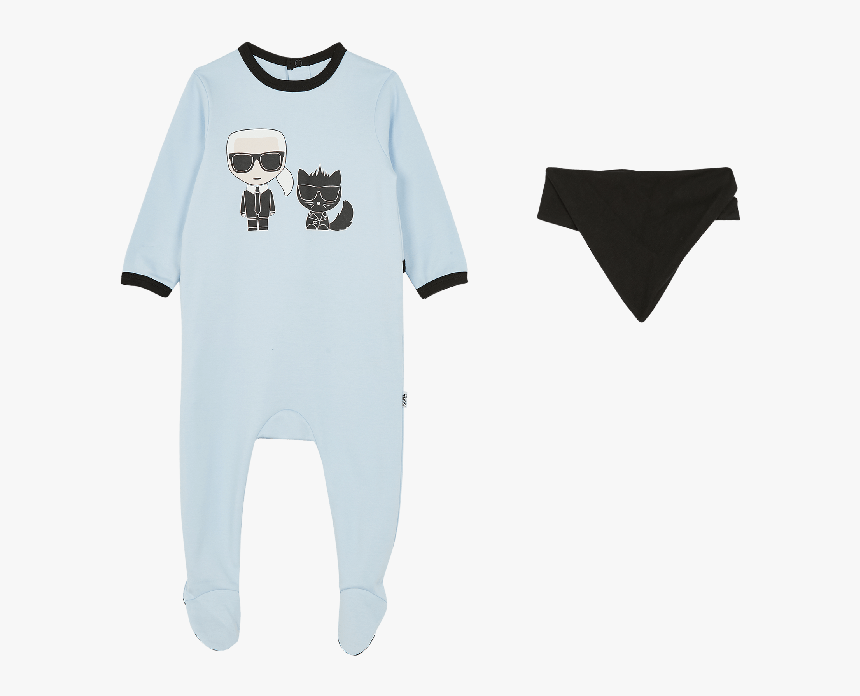 Blue Karl & Choupette Baby Onesie Gift Set, HD Png Download ...