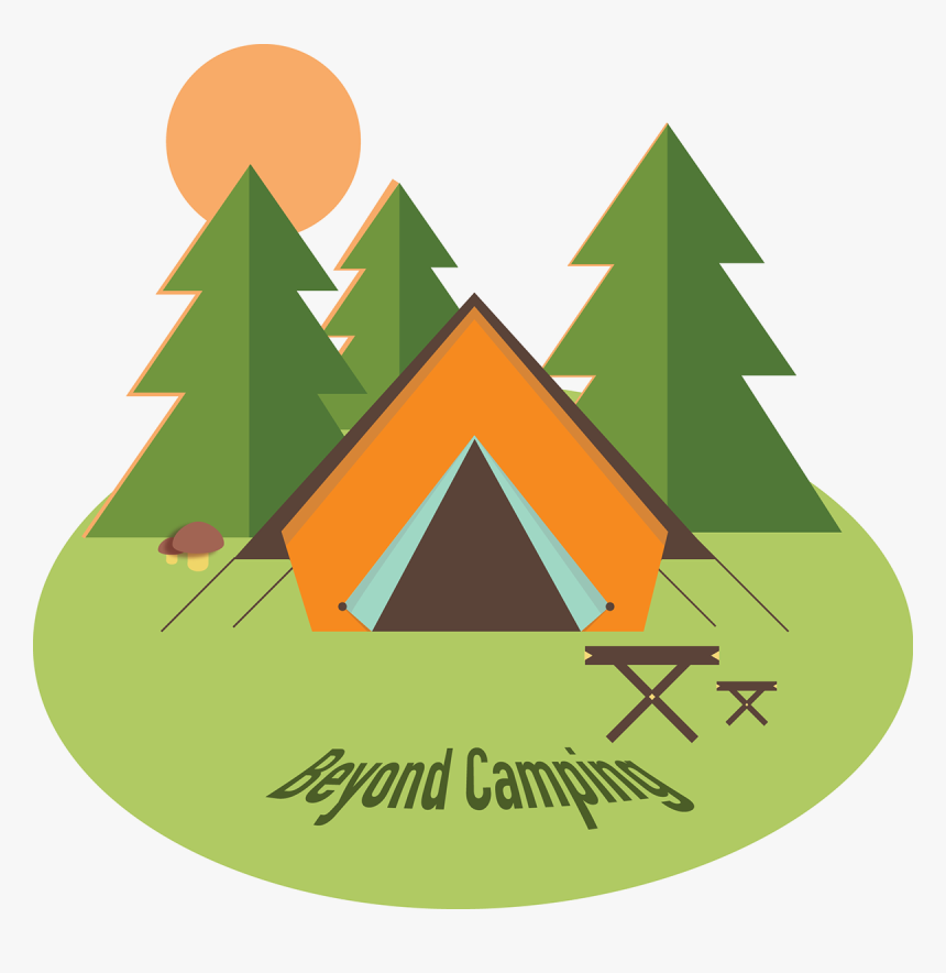 Beyond Camping Logo Idea On Behance, HD Png Download , Transparent Png ...