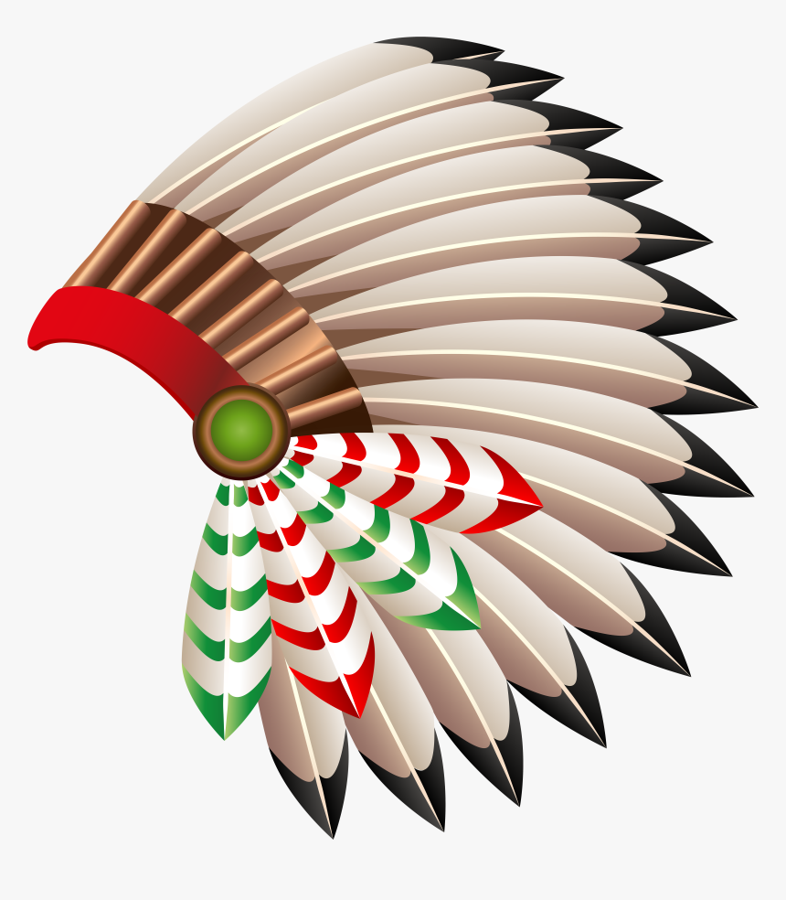 Native American Chief Hat Transparent Png Clip Art, Png Download ...