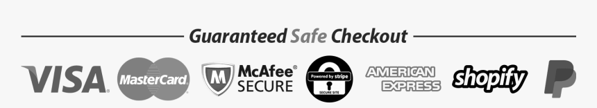 Guarantee Safe Checkout Black, HD Png Download , Transparent Png Image ...