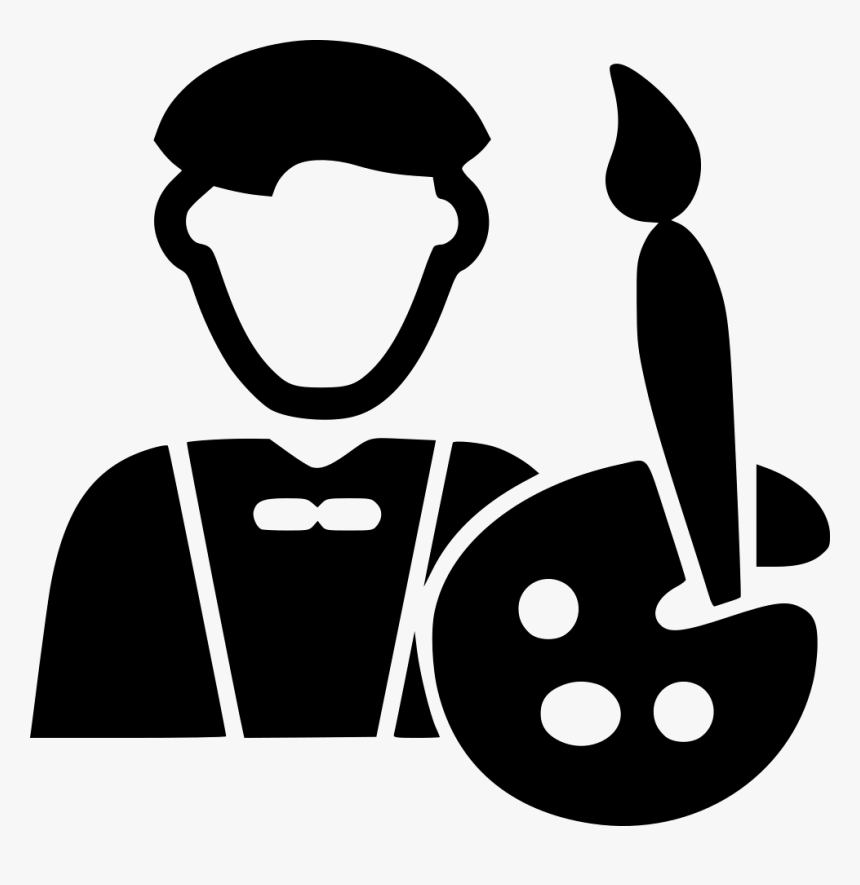 Artist Male - Painter Artist Icon, HD Png Download , Transparent Png ...