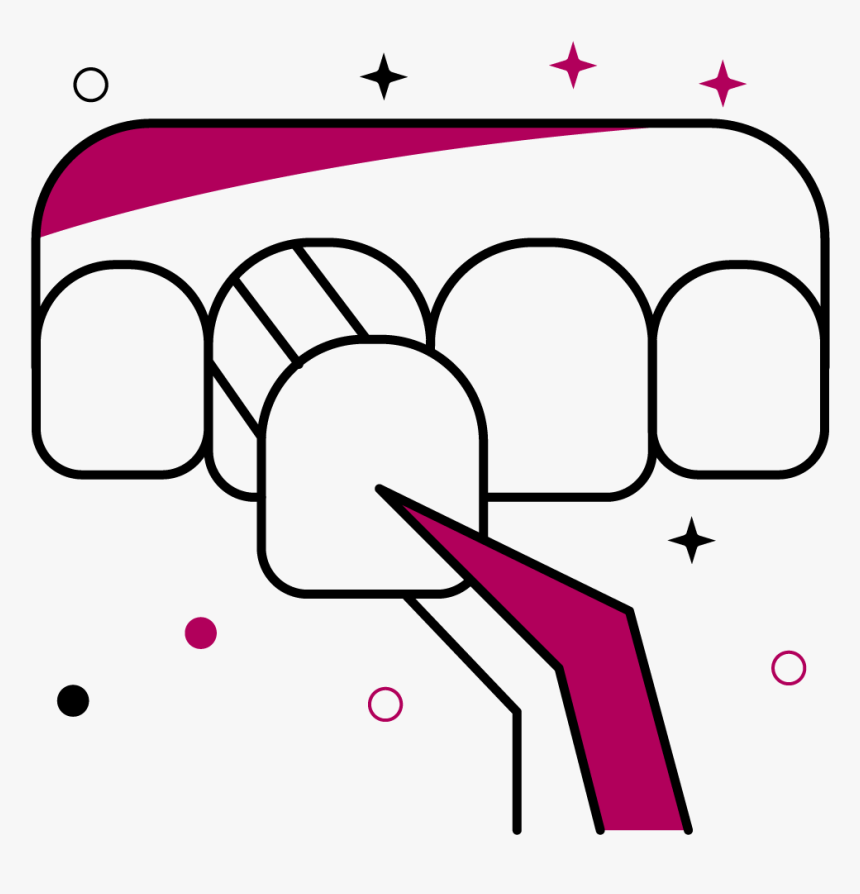 Gum Drawing Front Tooth, HD Png Download , Transparent Png Image - PNGitem