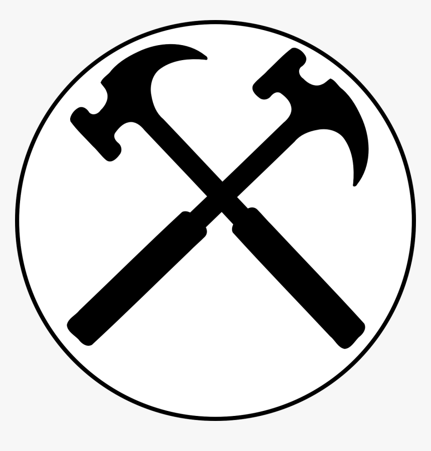 Crossed Hammers, Tools, Hammer, Repair, Symbol - Crossed Hammer Clipart ...