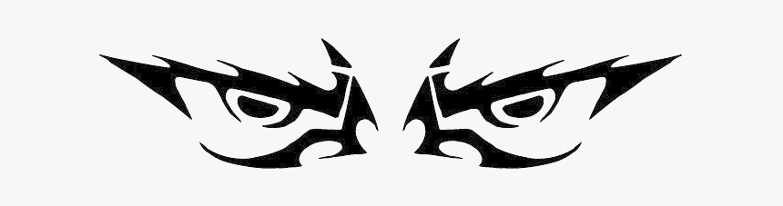 Eyes Evil Vector Transparent Png - Evil Eyes Clipart Black And White ...