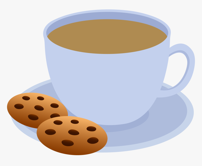 Hot Chocolate And Cookie Cartoon