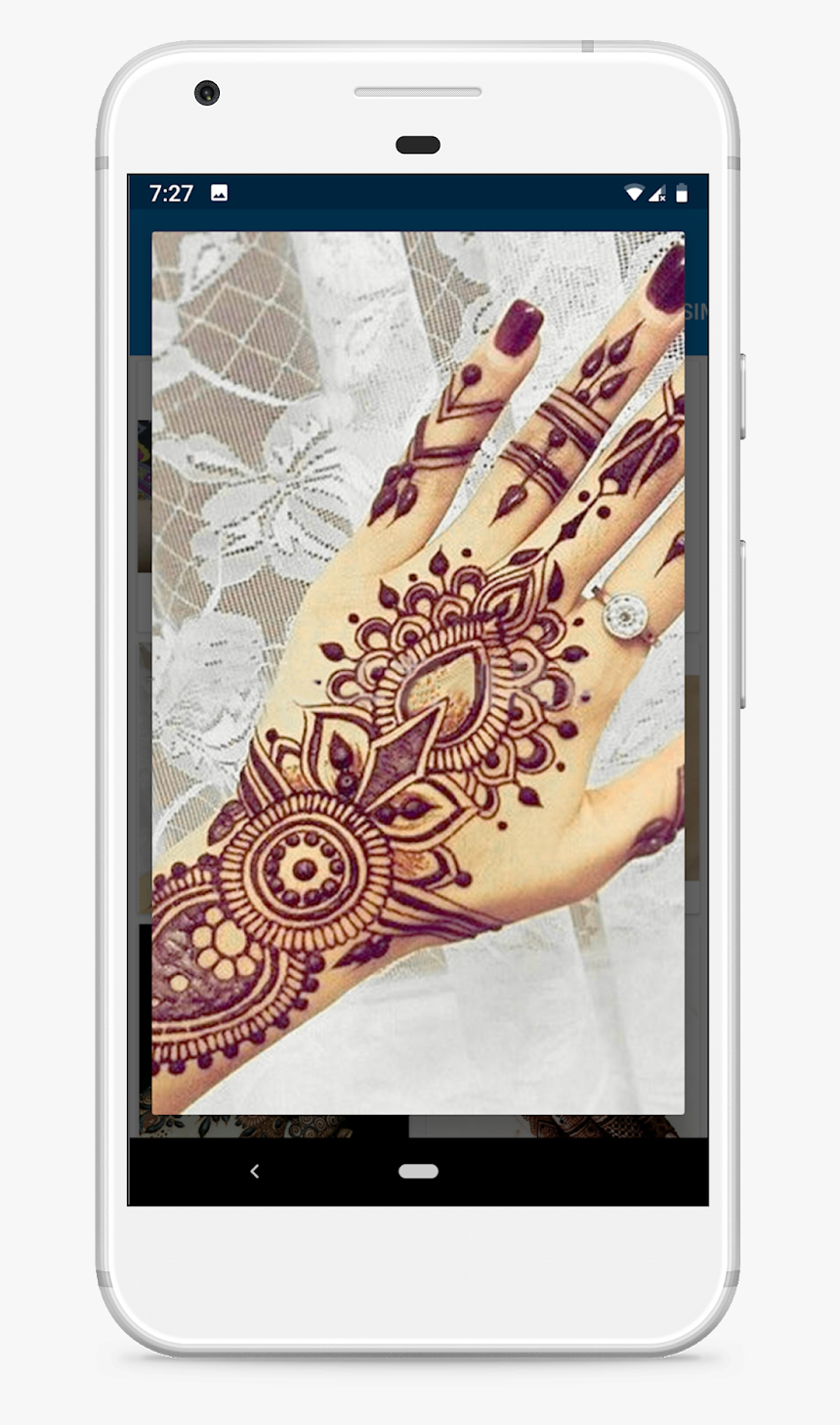 Design Modern Henna, HD Png Download , Transparent Png Image - PNGitem