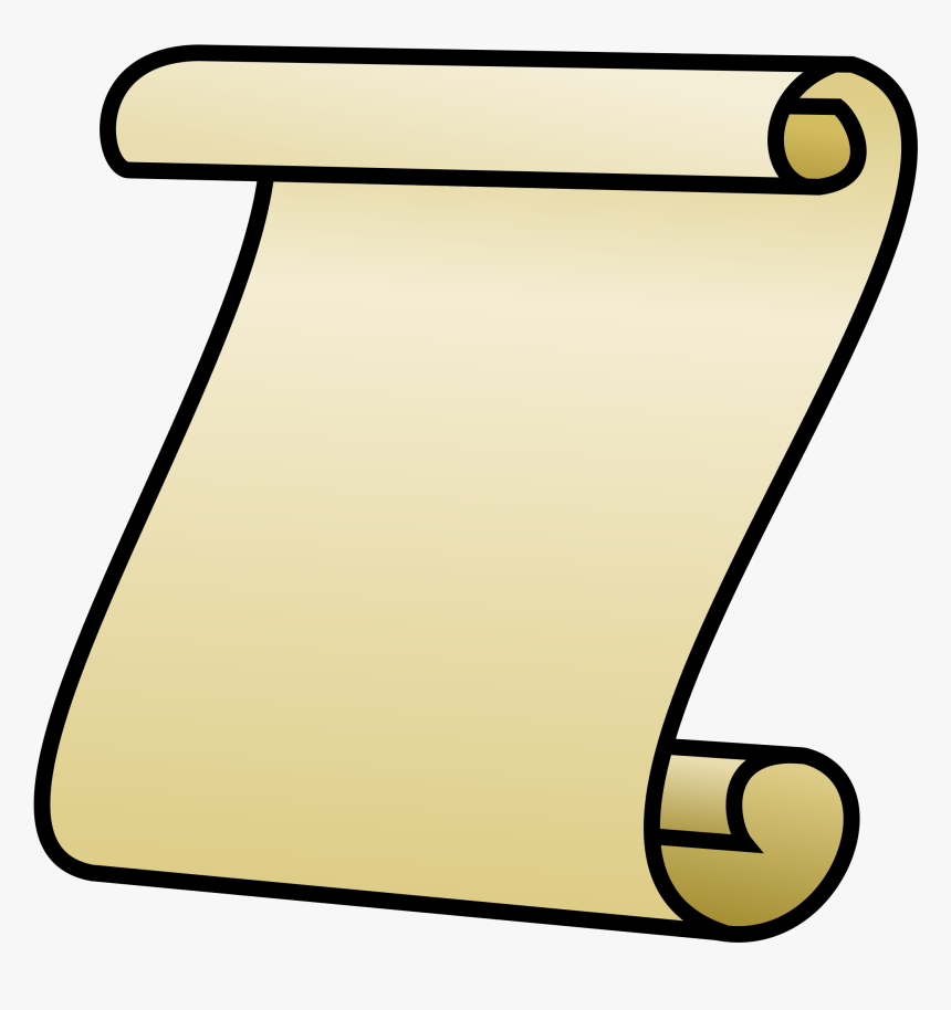 Parchment Scroll Paper Printable Welcome - Paper Scroll Clipart, HD Png ...