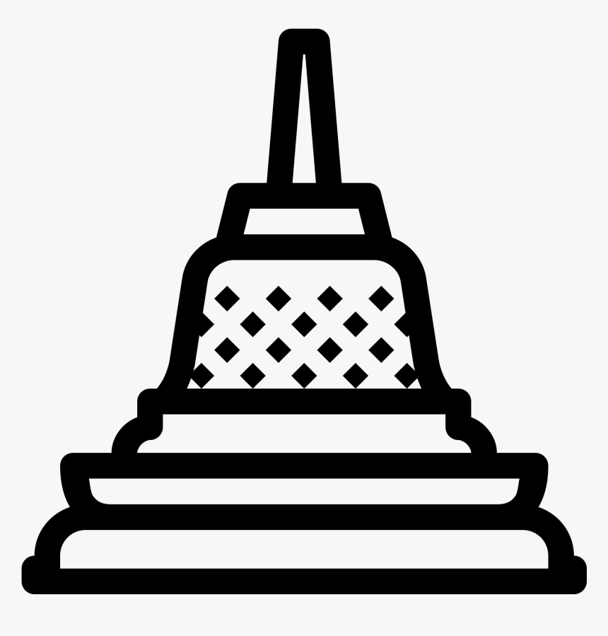 Transparent Buddha Icon Png - Candi Borobudur Icon Png, Png Download ...