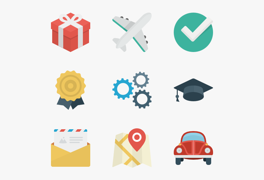 Essential Set - Icone Flat Design Png, Transparent Png , Transparent ...