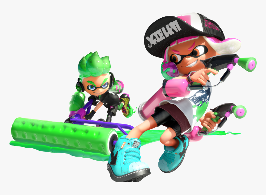 Default Inkling Splatoon 2, HD Png Download , Transparent Png Image ...